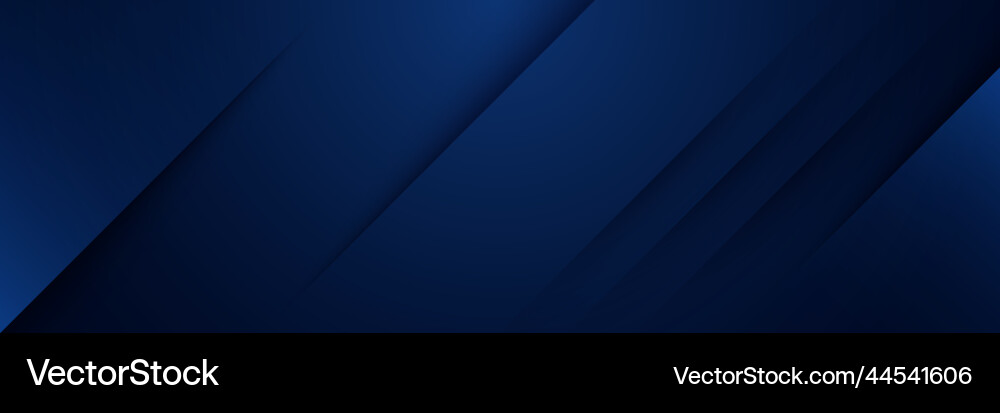 Abstract dark blue gradient diagonal background Vector Image