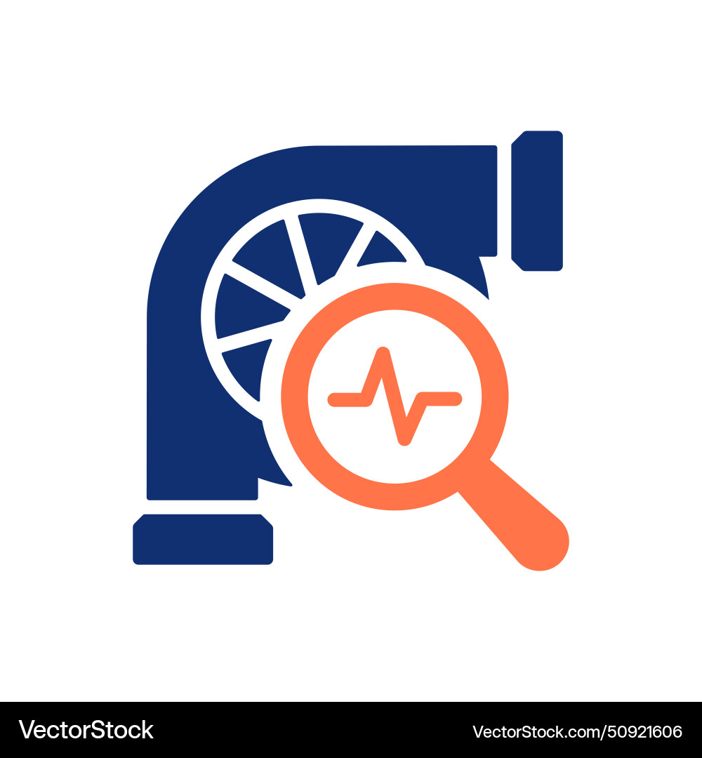 Fuel pump diagnostics icon on white background Vector Image