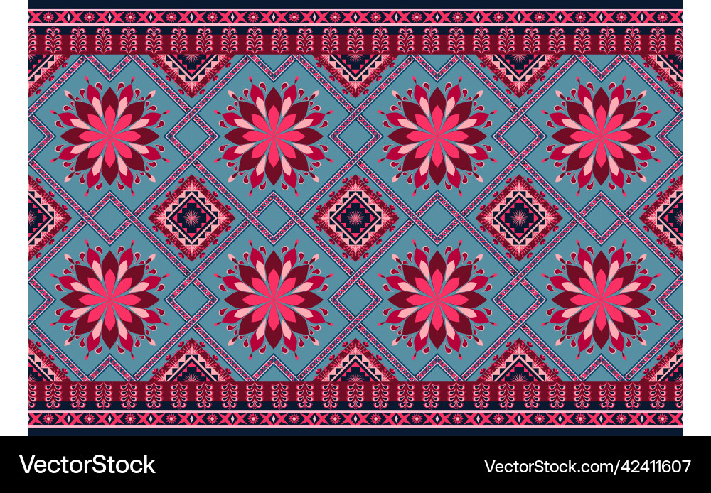 Abstract ethnic geometric pattern 60 Royalty Free Vector