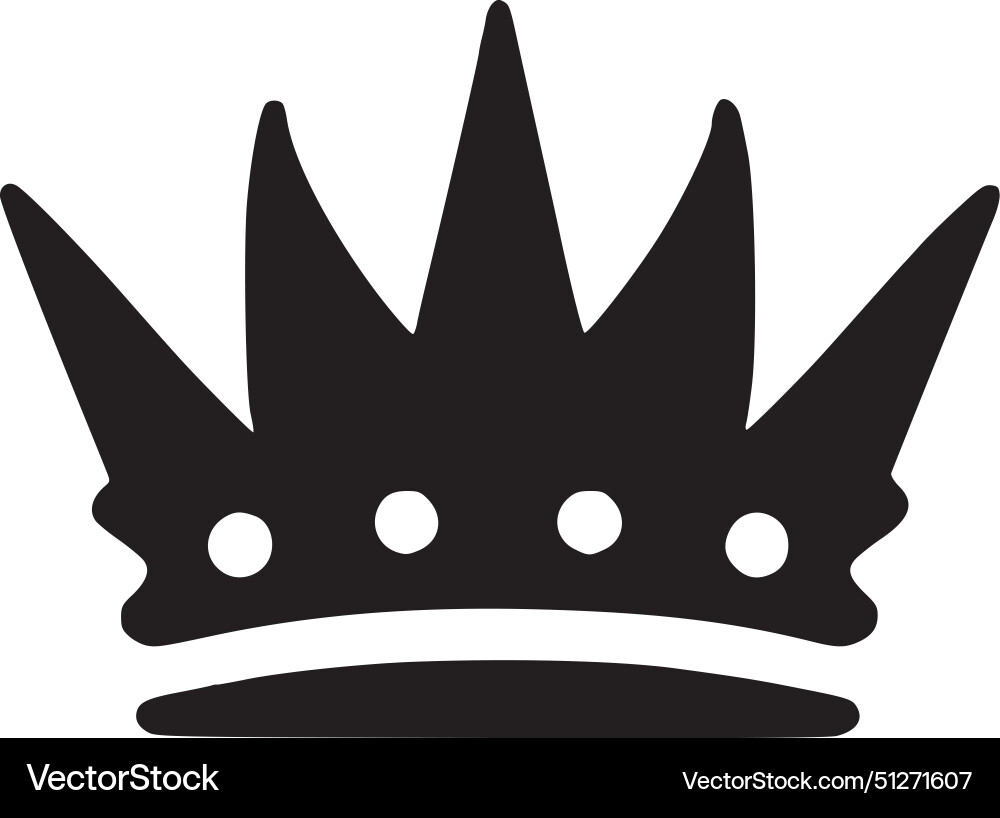 Crown - high quality logo ideal for t-shirt Vector Image