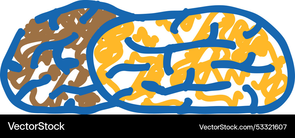 Dates dried fruit icon doodle Royalty Free Vector Image