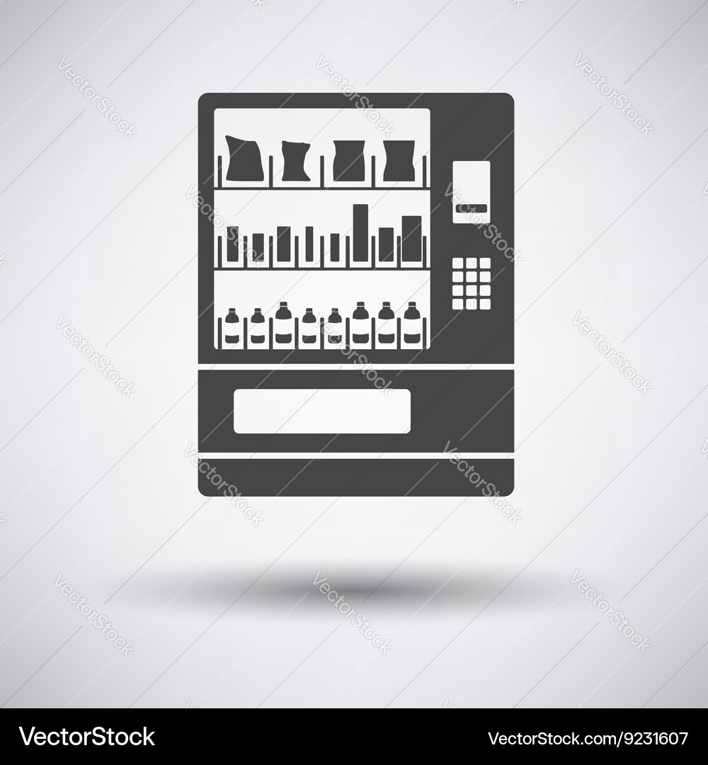 Food selling machine icon Royalty Free Vector Image