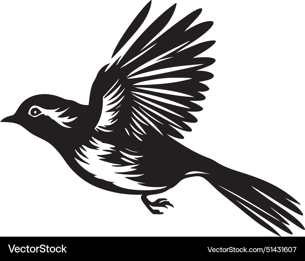 Sparrow - high quality logo ideal for t-shirt Vector Image