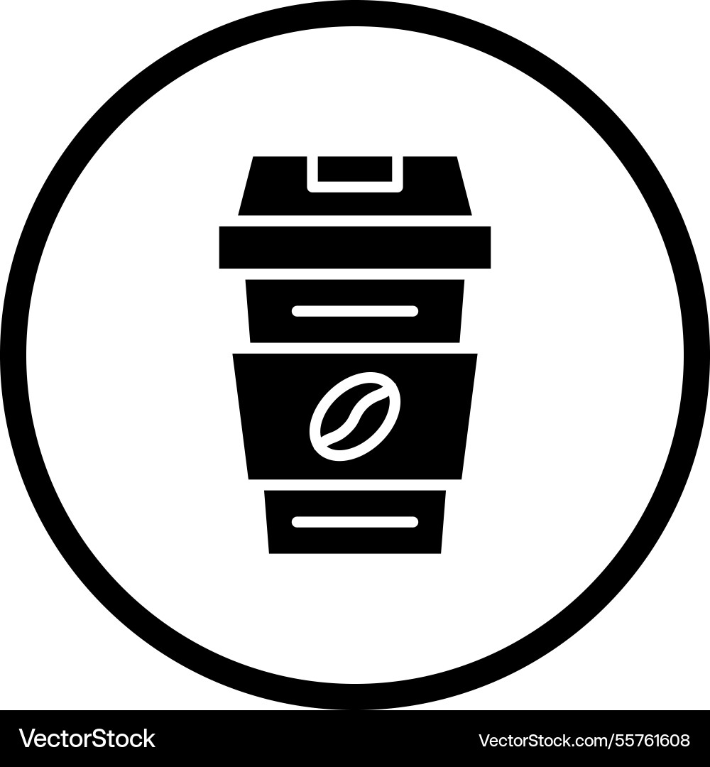 Coffee icon design Royalty Free Vector Image - VectorStock