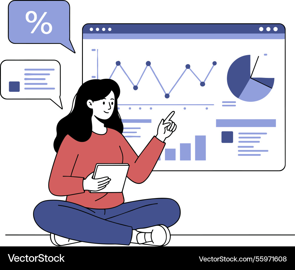Flat style Royalty Free Vector Image - VectorStock