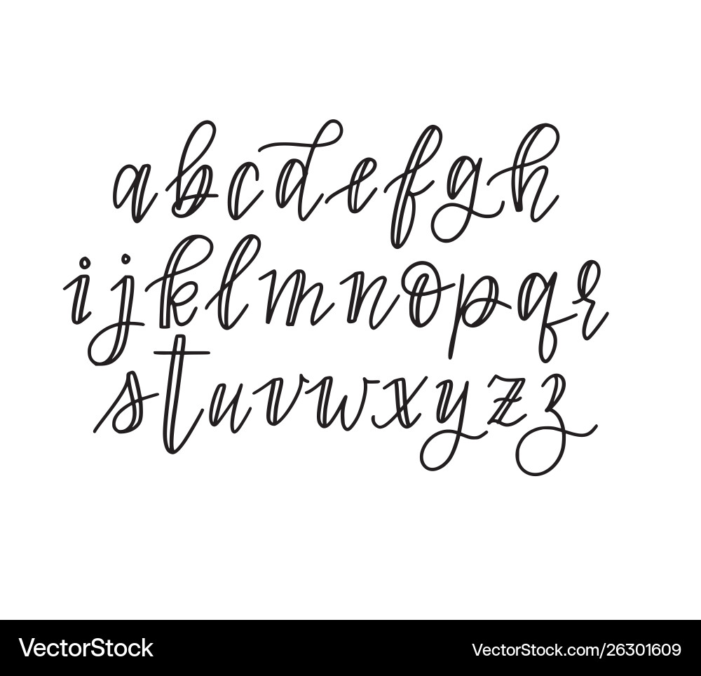 Pretty Calligraphy Alphabet Calligraphy Letters Images Free Download