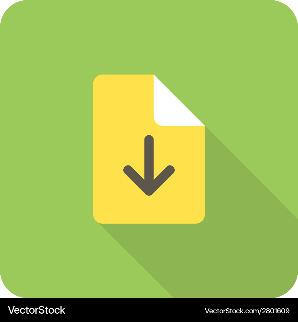 File download Royalty Free Vector Image - VectorStock