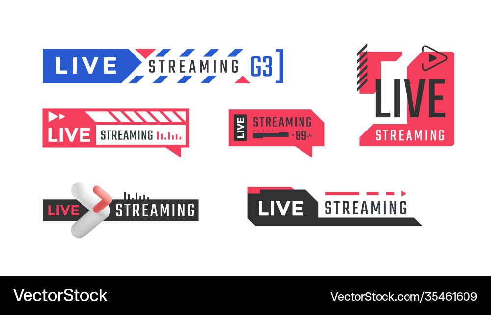 Live Streaming Icon - Broadcast Royalty Free Vector Image