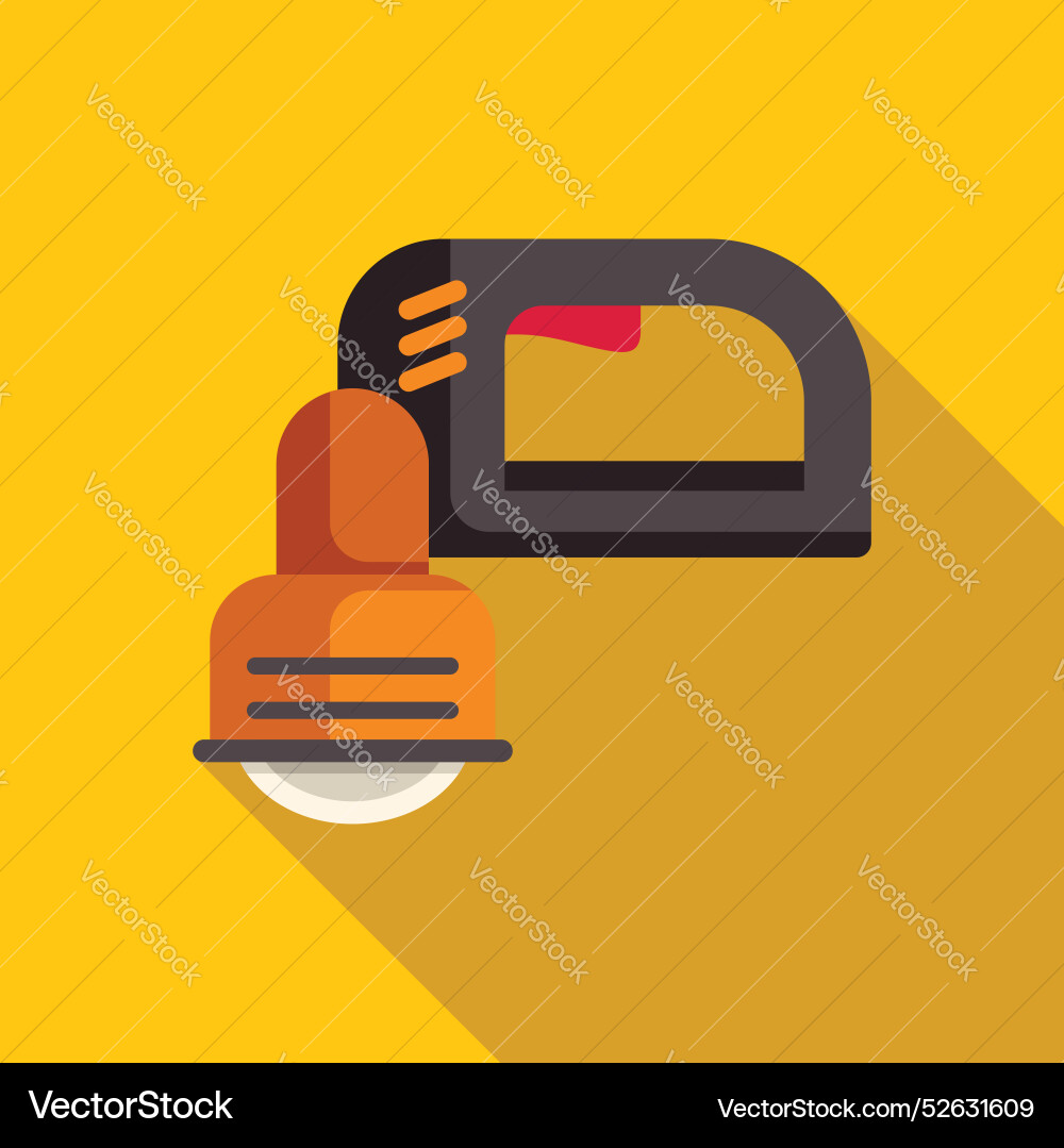 Power sander tool for woodworking sanding Vector Image