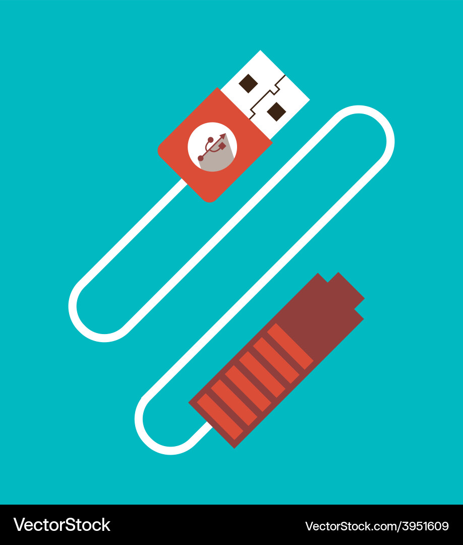 Usb device Royalty Free Vector Image - VectorStock