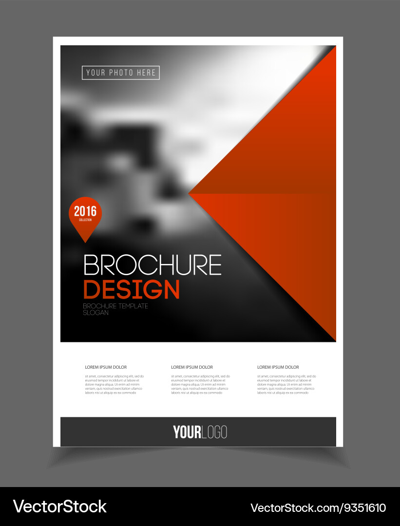 Corporate business document template Royalty Free Vector
