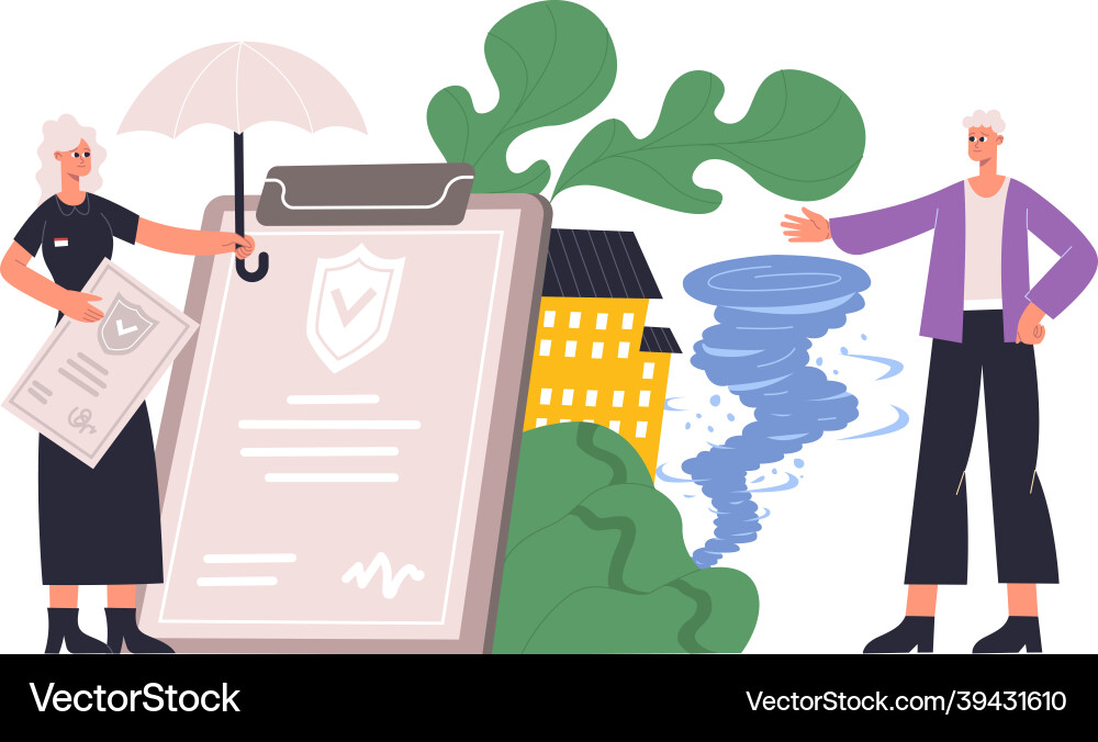 Property & Financial Protection Royalty Free Vector