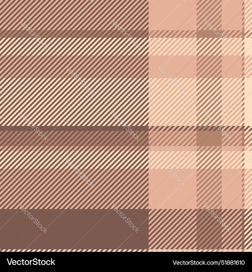 Textile design of textured plaid checkered fabric Vector Image