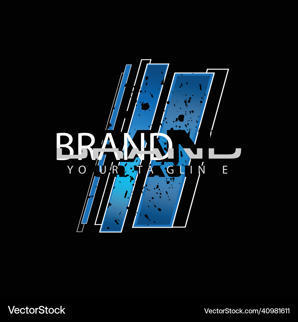 Automotive logo abstract line Royalty Free Vector Image