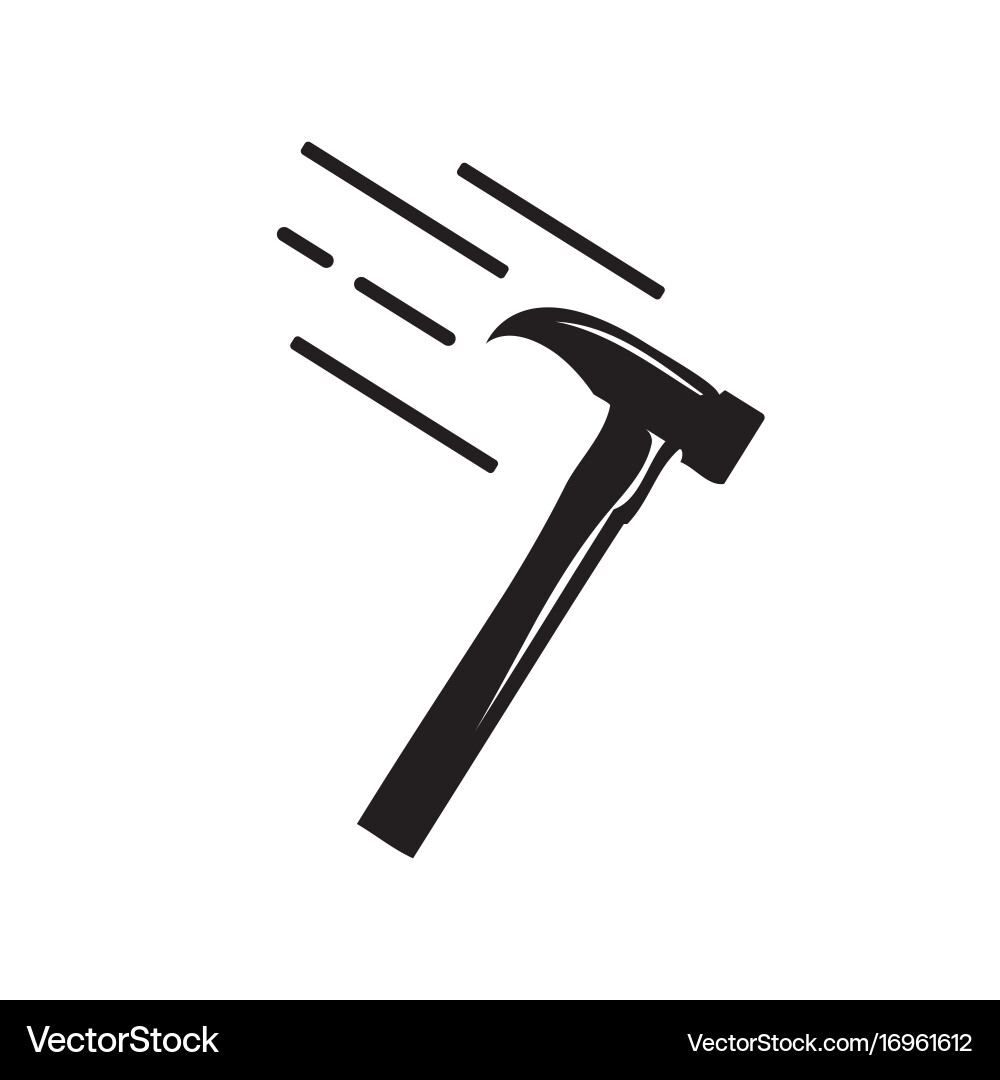 Hammer Impact Icon Royalty Free Vector Image - VectorStock
