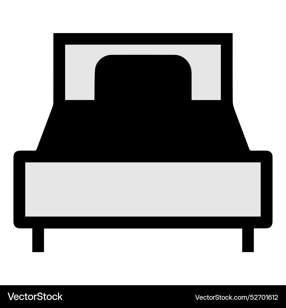 Mattress icon symbol design Royalty Free Vector Image