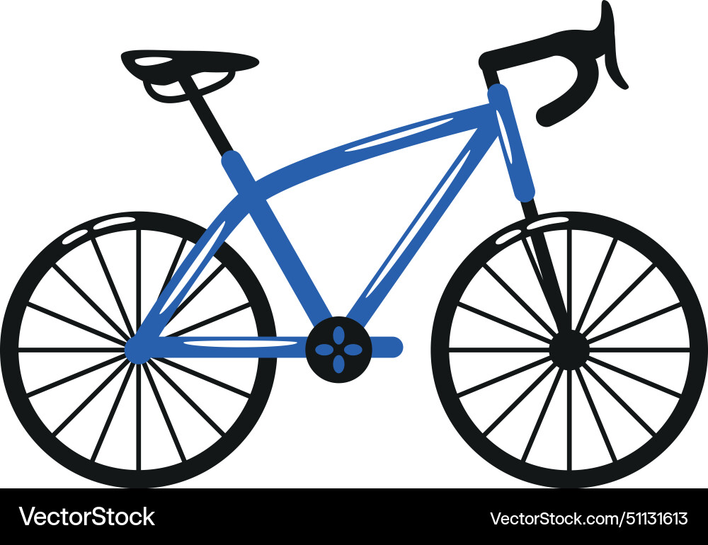 Bicycle equipment exercise Royalty Free Vector Image