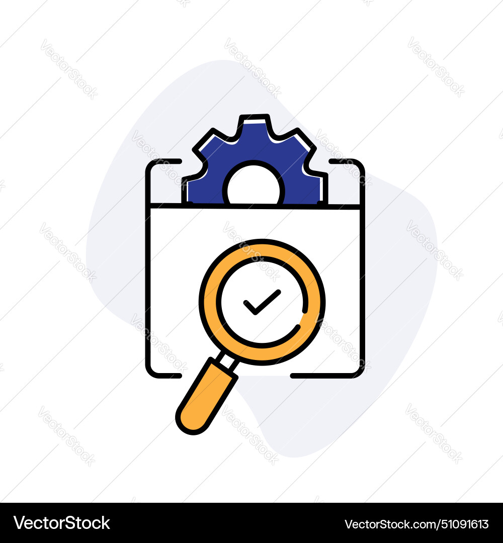Ensuring product quality and assurance Royalty Free Vector