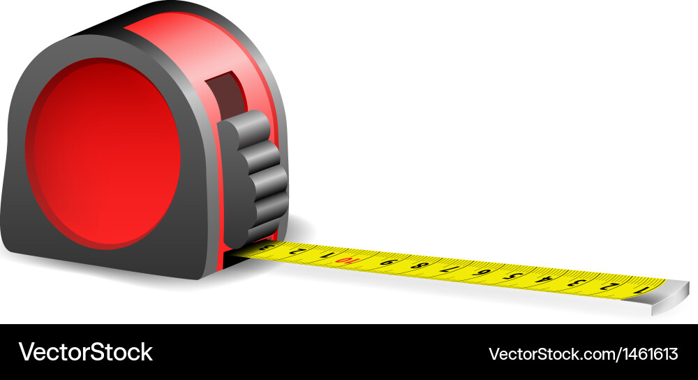 Tape measure Royalty Free Vector Image - VectorStock