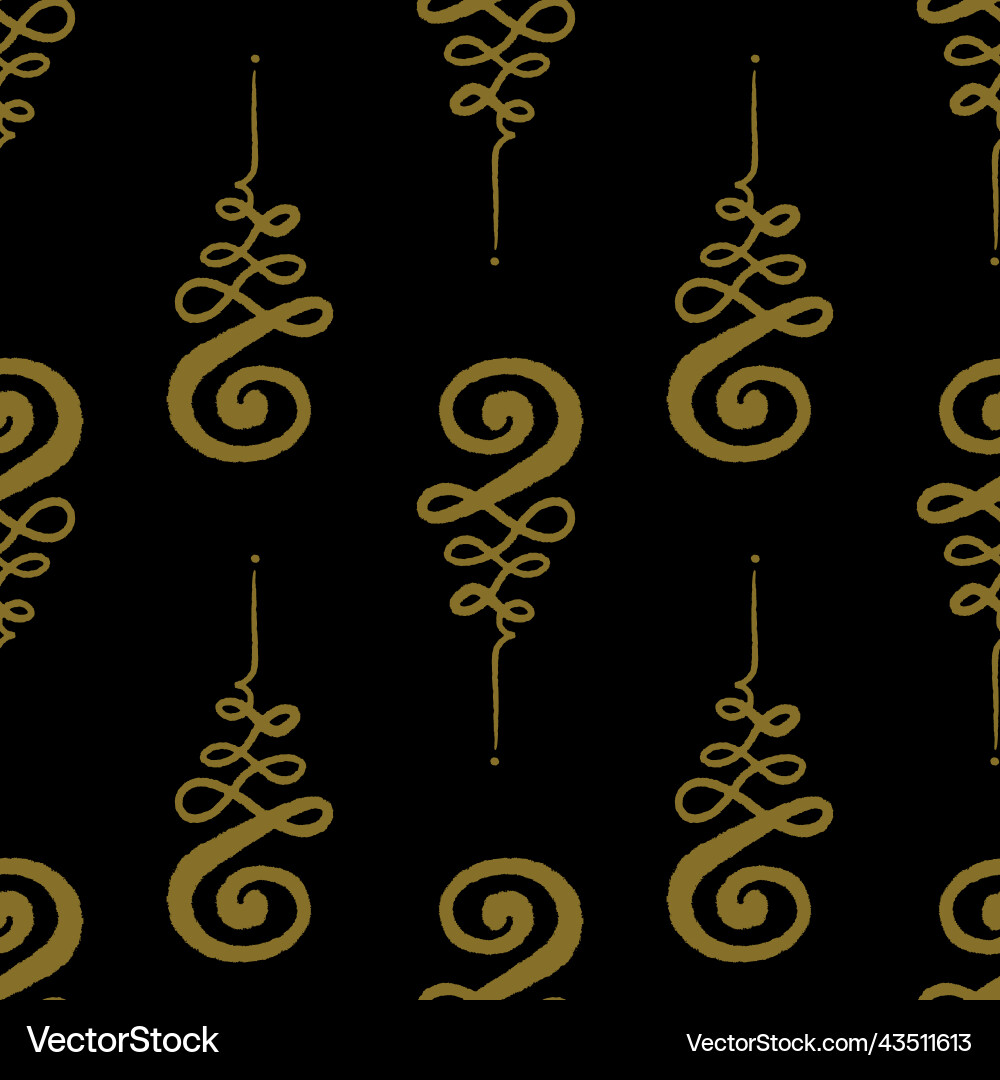 Unamole seamless pattern hindu and buddhist Vector Image