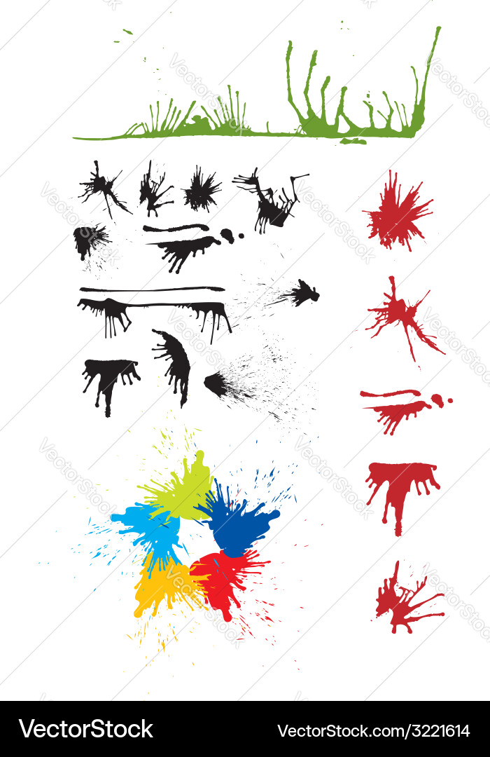 Splash grunge Royalty Free Vector Image - VectorStock