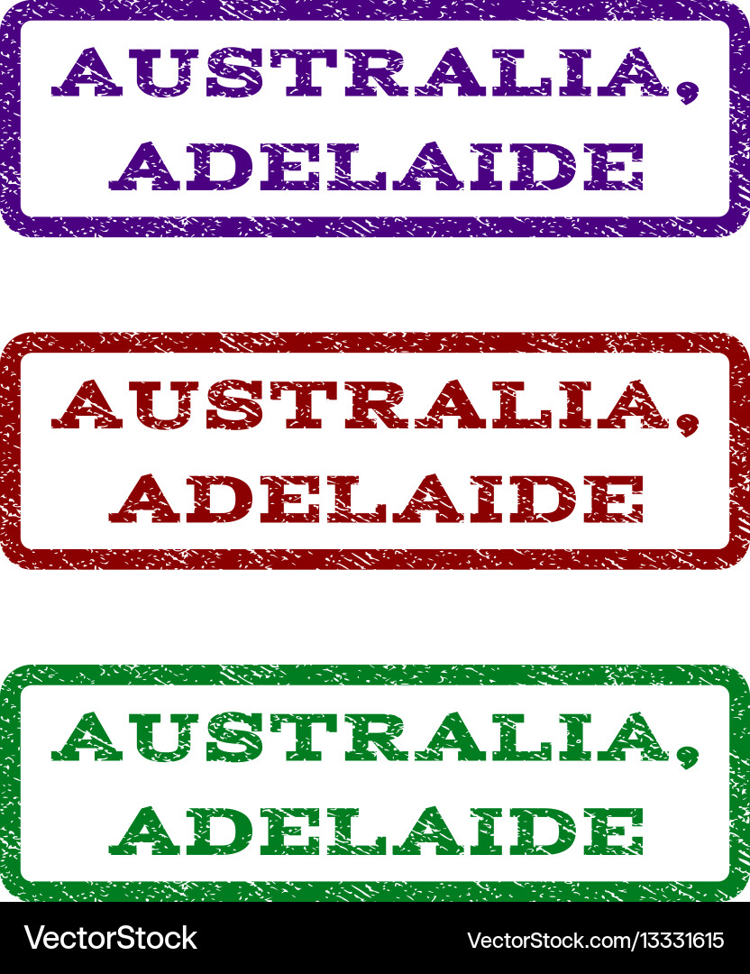 Australia adelaide watermark stamp Royalty Free Vector Image