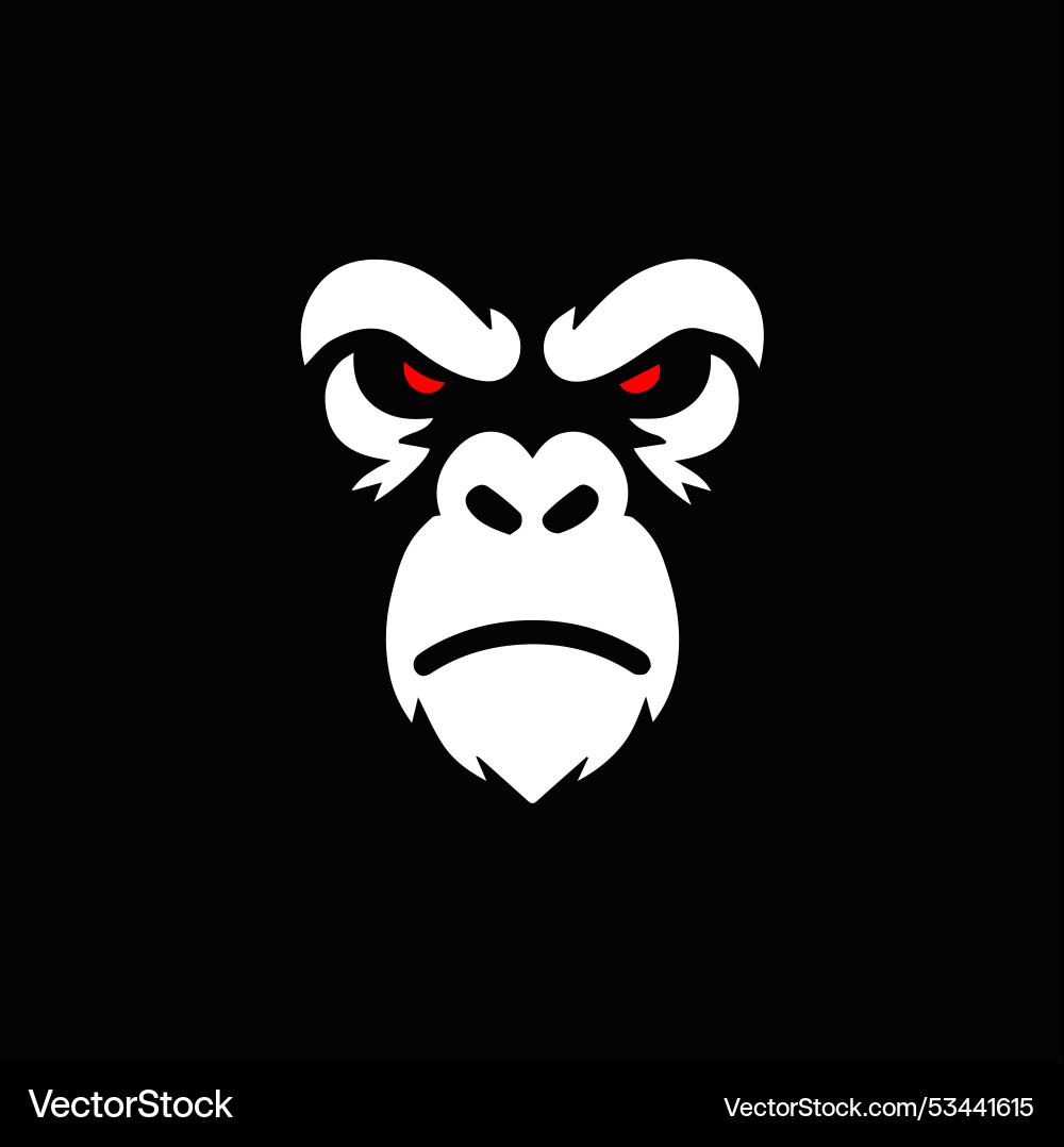 Monkey logo Royalty Free Vector Image - VectorStock