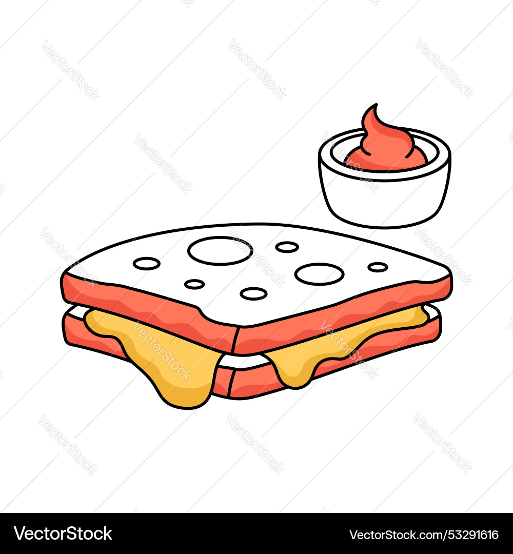 Sandwich Royalty Free Vector Image - VectorStock