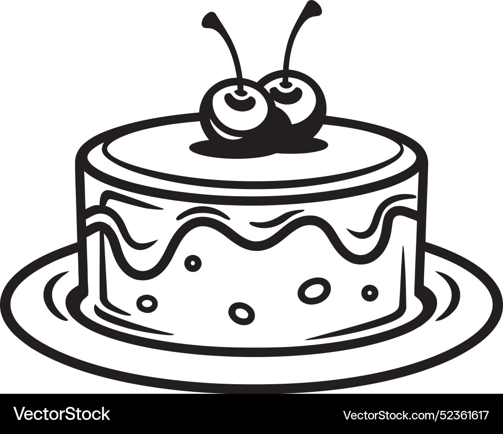 A visual extravaganza of cakes celebrating ar Vector Image