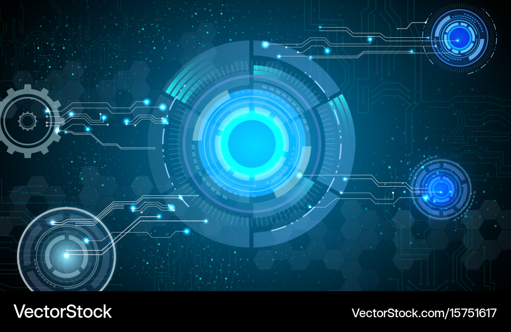 Hintergrund der Technik Lizenzfreies Vektorbild