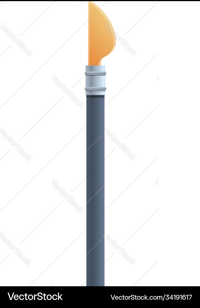 Lettering ruling pen icon cartoon style Royalty Free Vector