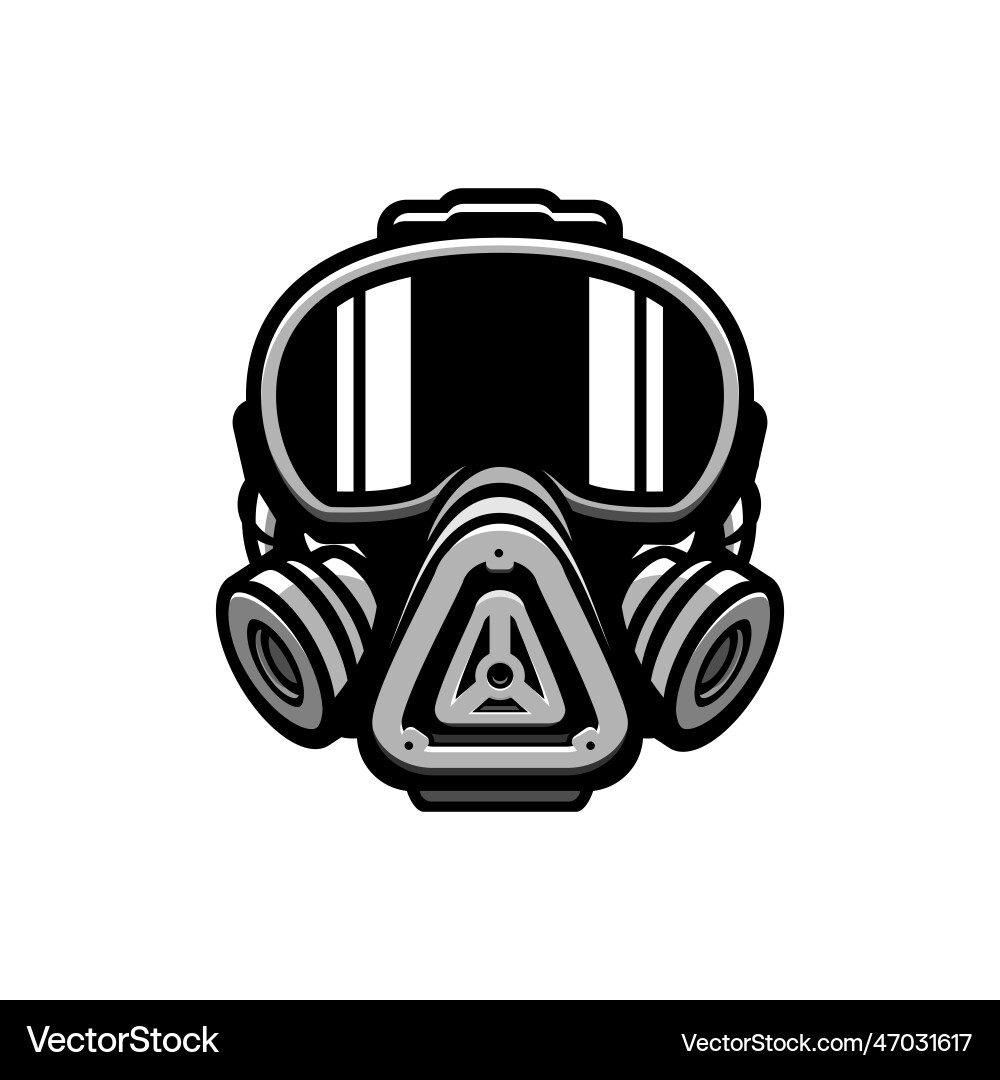Protective Gas Mask Royalty Free Vector Image - VectorStock