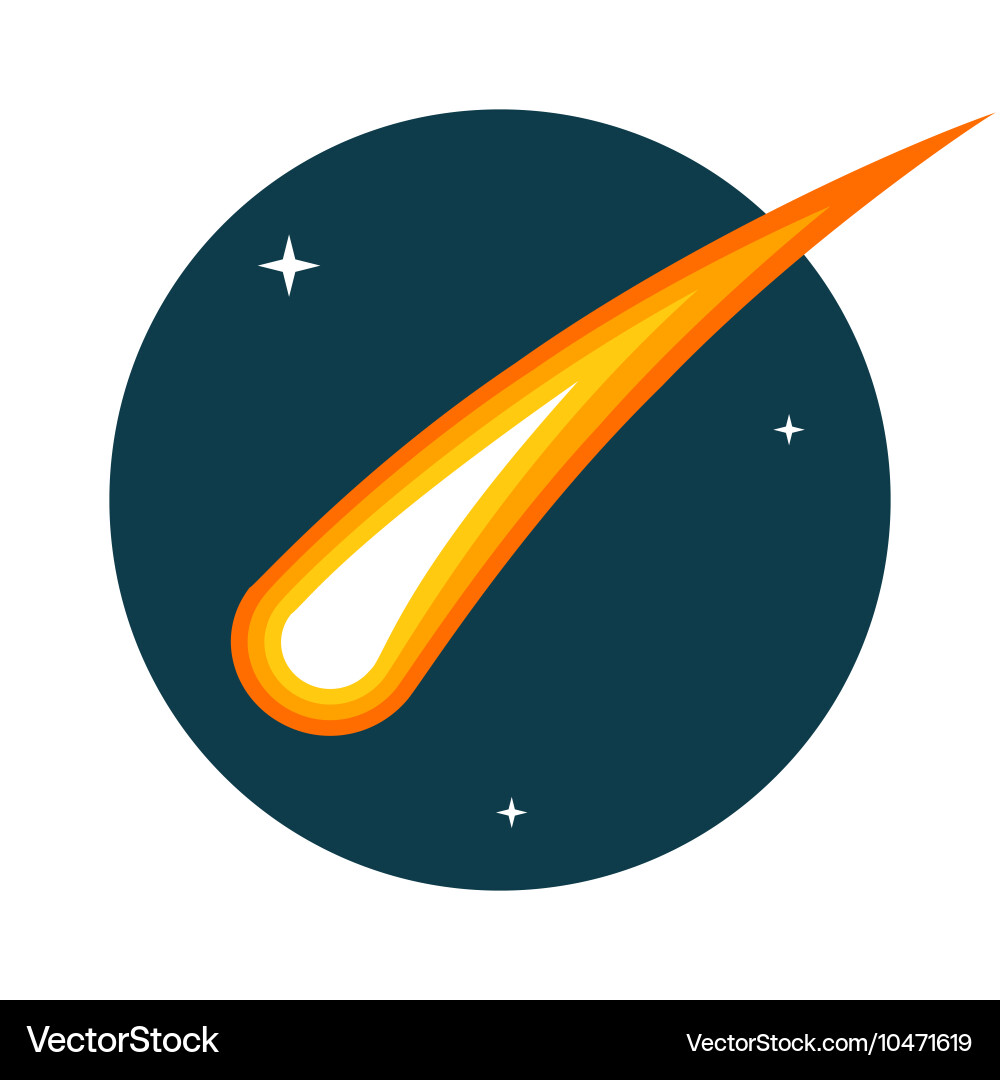 Comet Royalty Free Vector Image - VectorStock