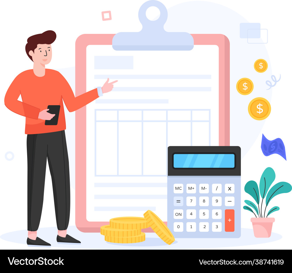 Rechnung Lizenzfreies Vektorbild - VectorStock