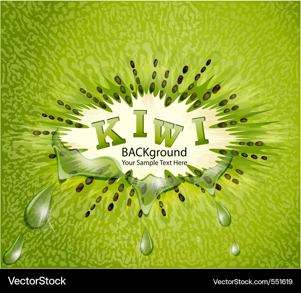 Kiwi background Royalty Free Vector Image - VectorStock