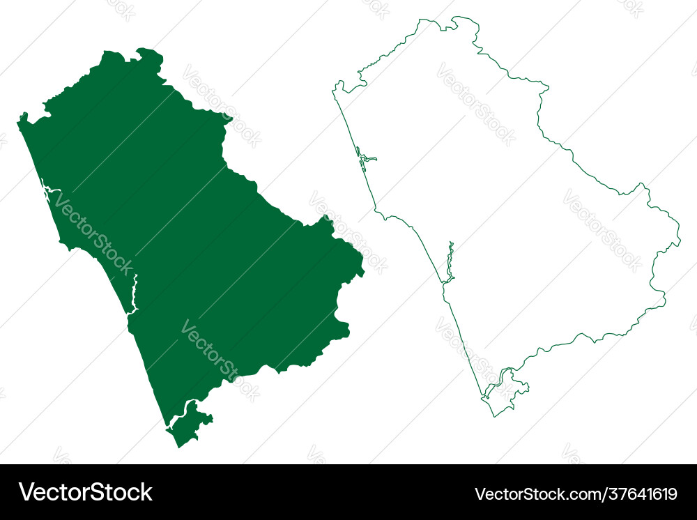 Kozhikode district kerala state republic india Vector Image
