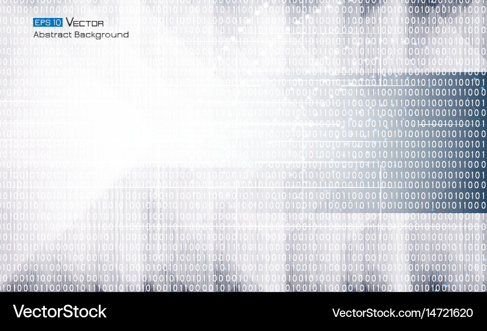 Abstract binary code Royalty Free Vector Image