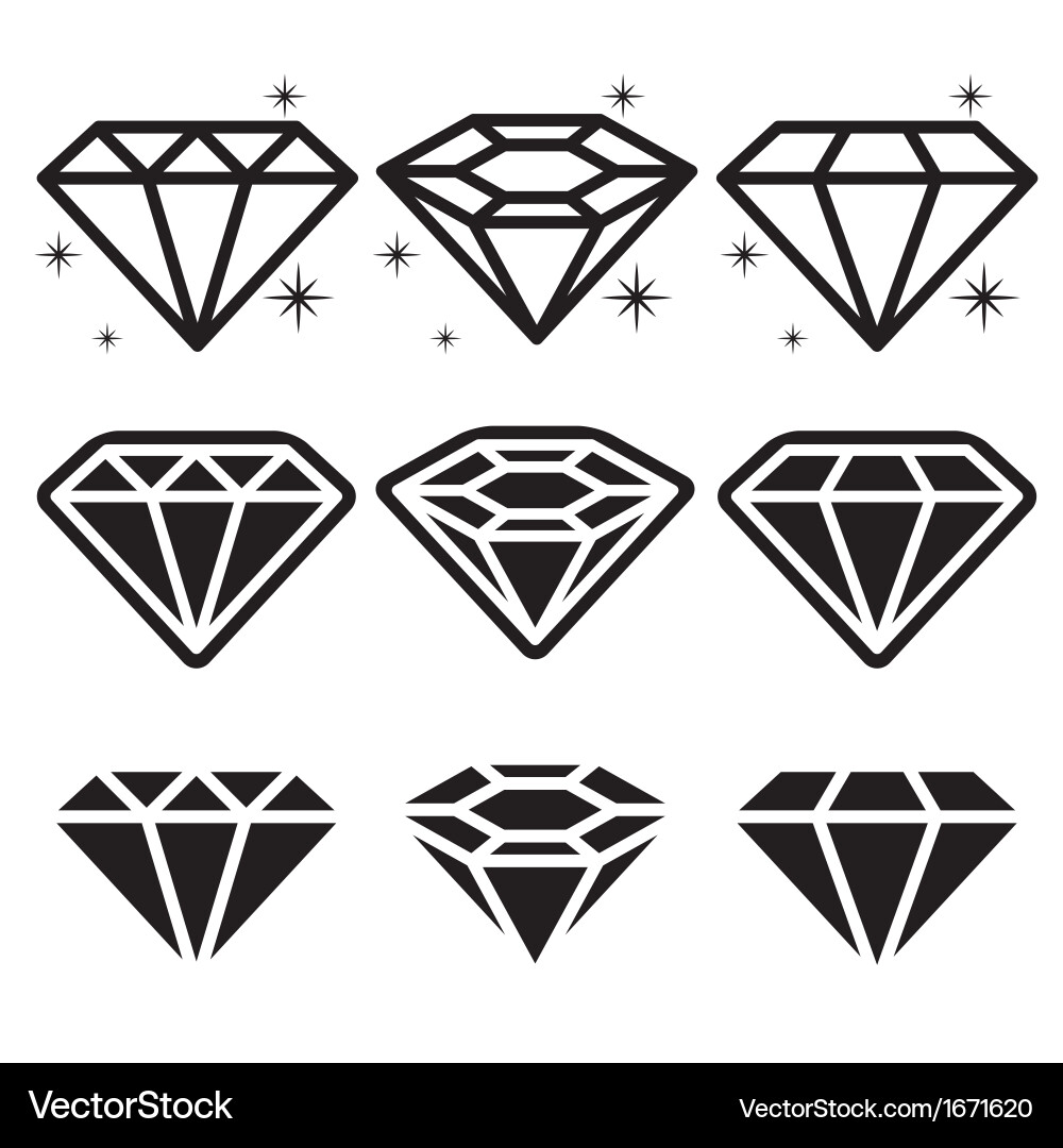 Diamond Cut Vector Images (over 9,600)