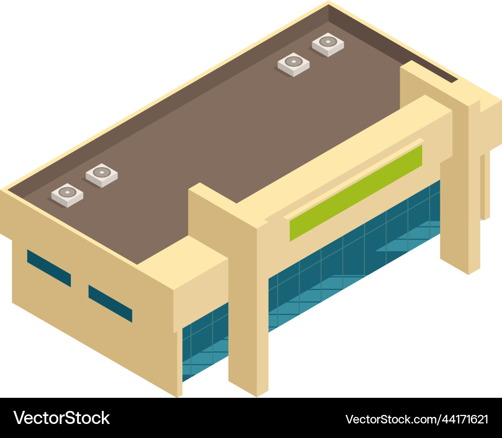 Isometric store Royalty Free Vector Image - VectorStock