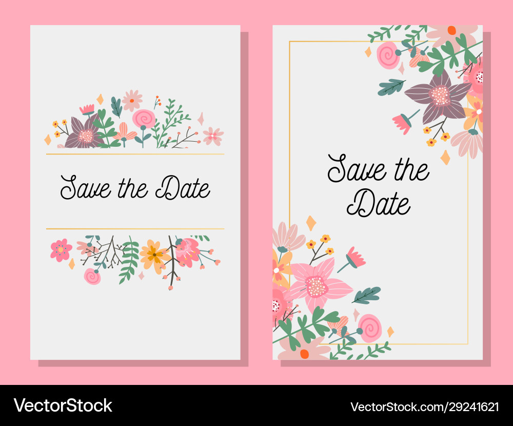 Marriage invitation card with custom sign Vector Image