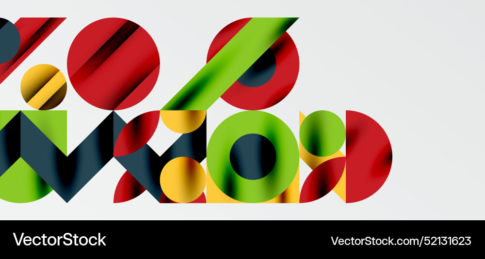 Geometric neo patterns abstract background Vector Image