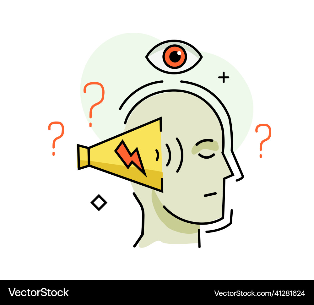 Propaganda disinformation media lies Royalty Free Vector