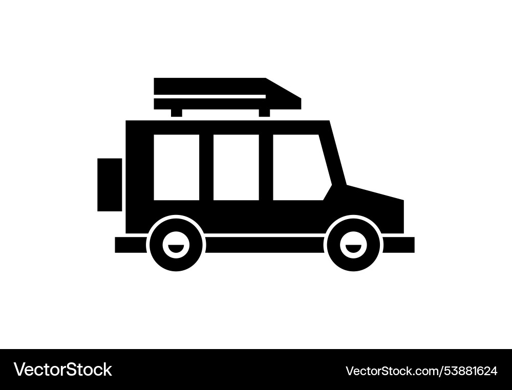 Suv car icon Royalty Free Vector Image - VectorStock