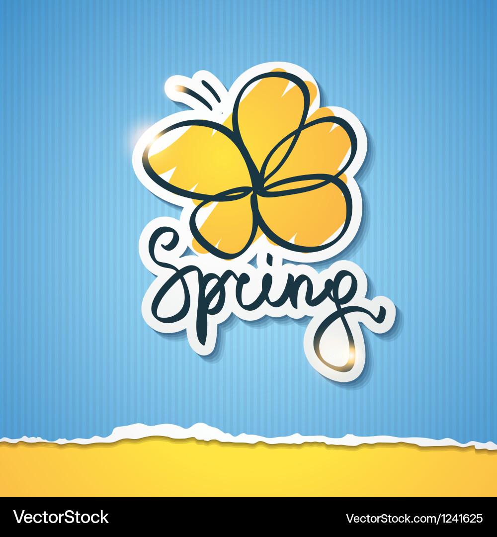 Spring eps 10 Royalty Free Vector Image - VectorStock