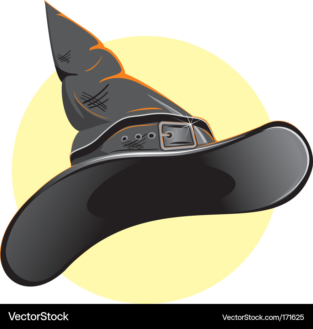 Witch hat Royalty Free Vector Image - VectorStock