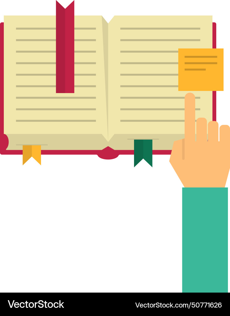 Studying and research icon reading book Royalty Free Vector