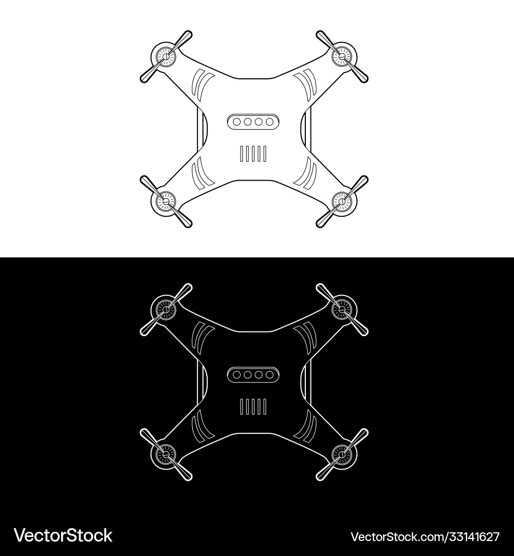 Drones 19 Royalty Free Vector Image - VectorStock