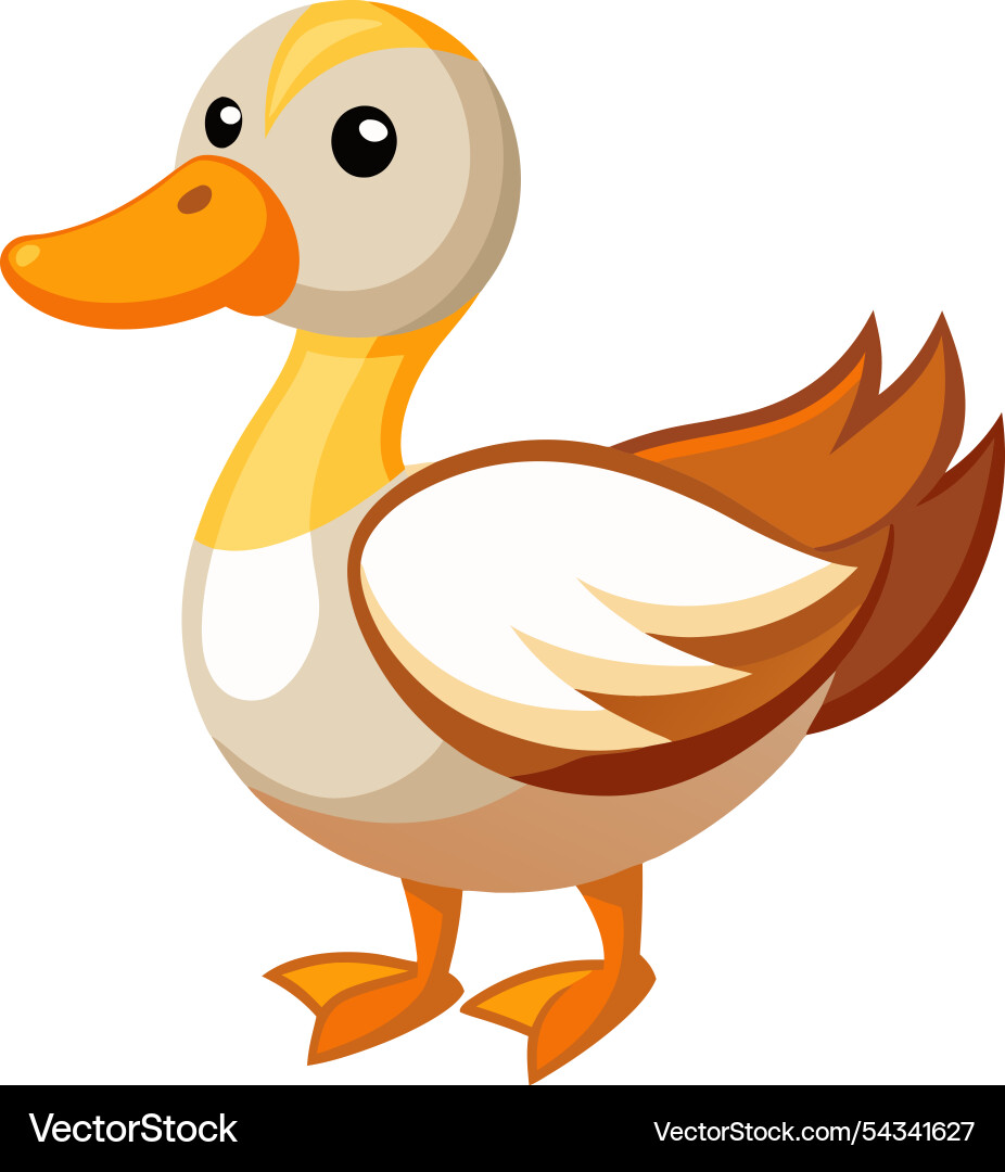 Duck art 2 Royalty Free Vector Image - VectorStock