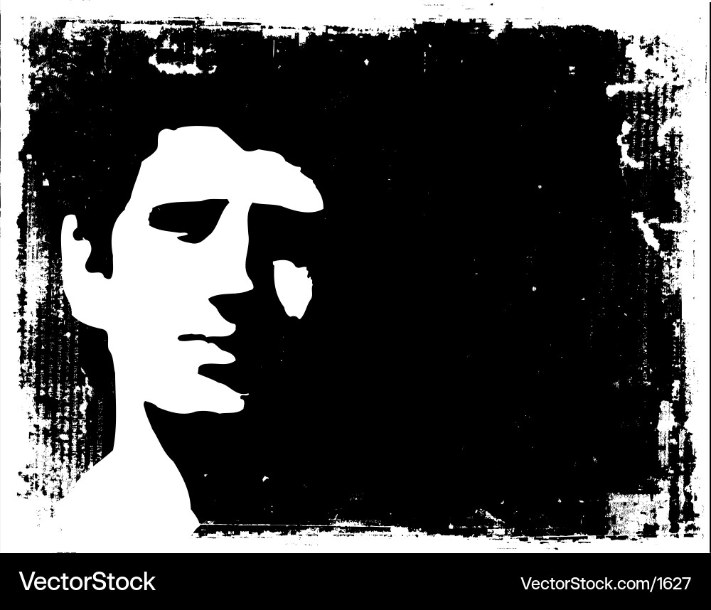 Grunge man background Royalty Free Vector Image
