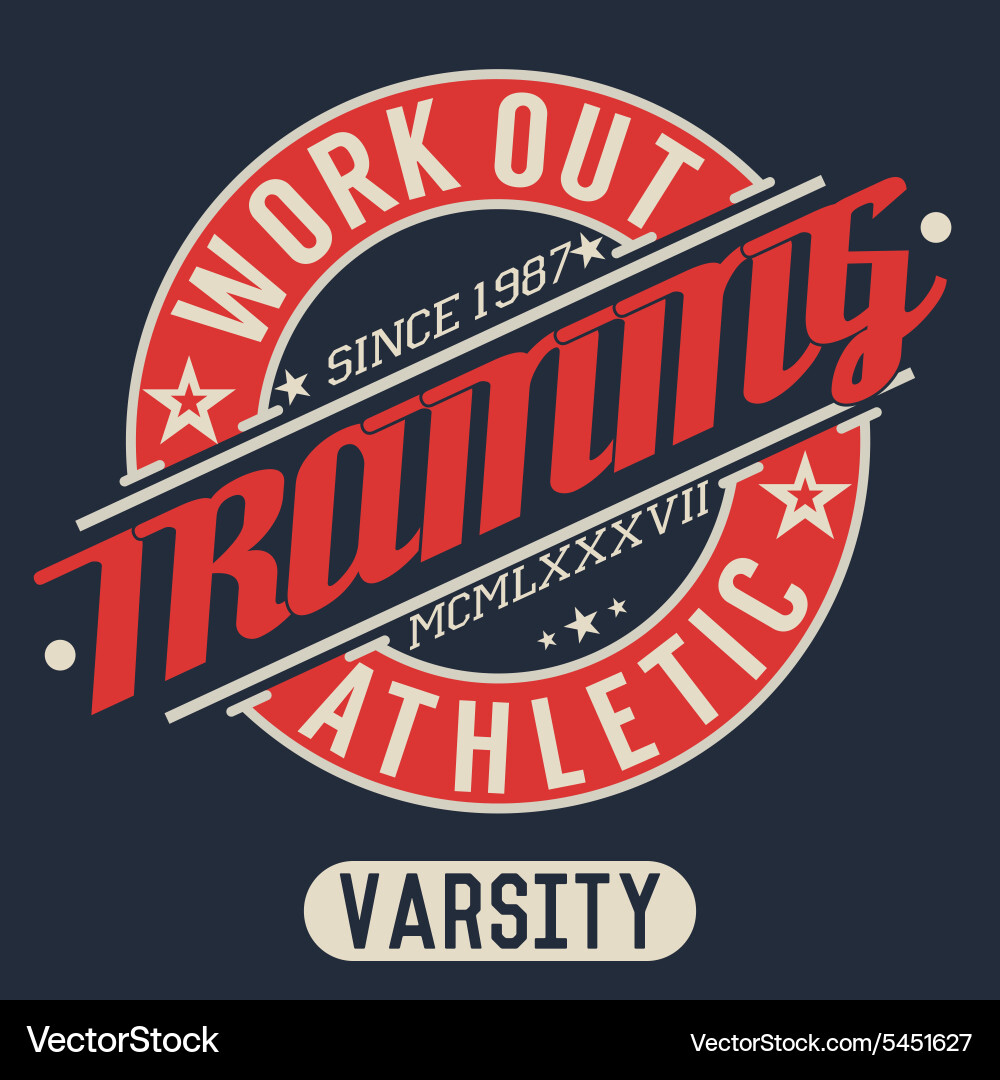 T-shirt printing design typography graphics Vector Image